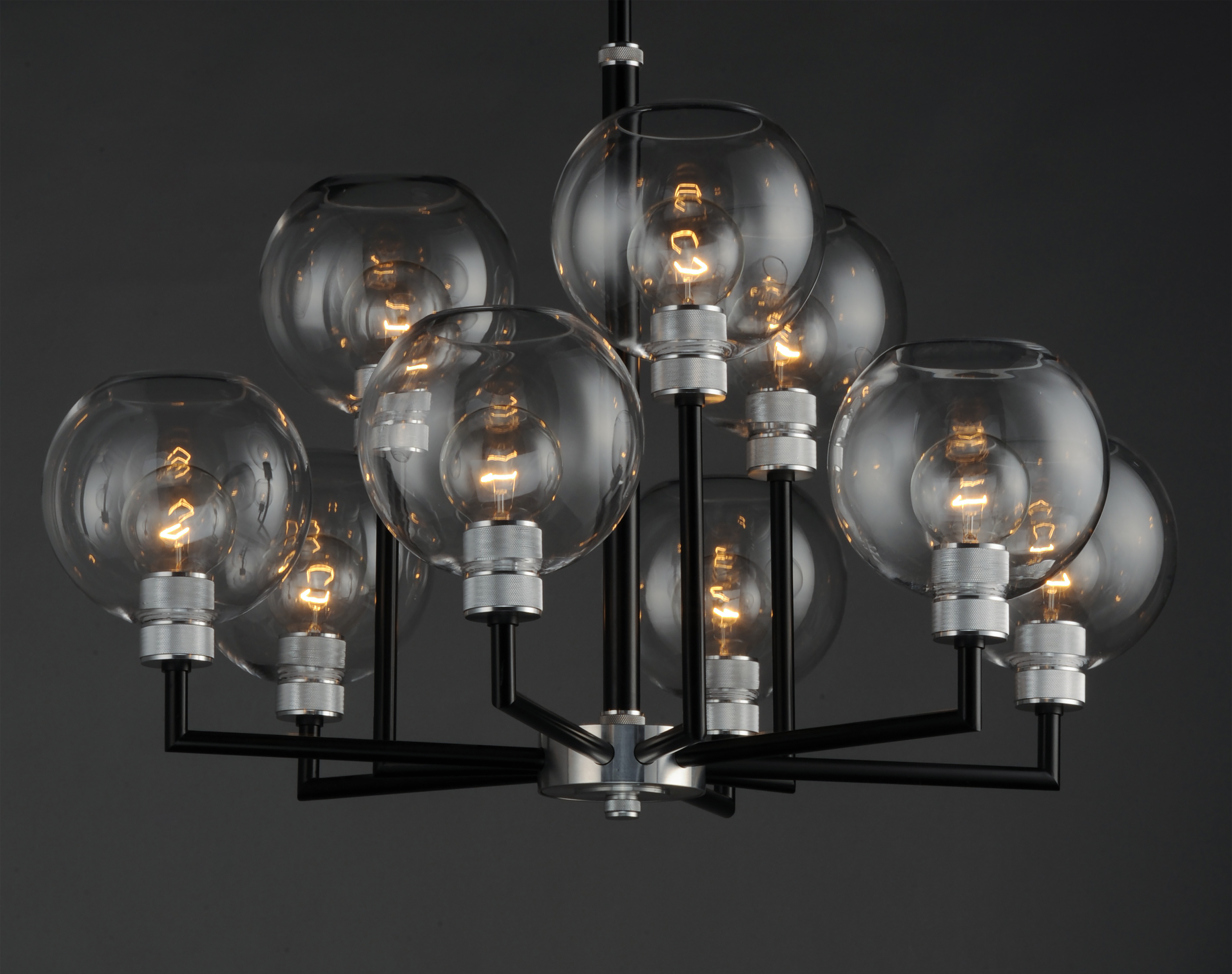 Vessel 9-Light Chandelier - Multi-Tier Chandelier - Maxim Lighting