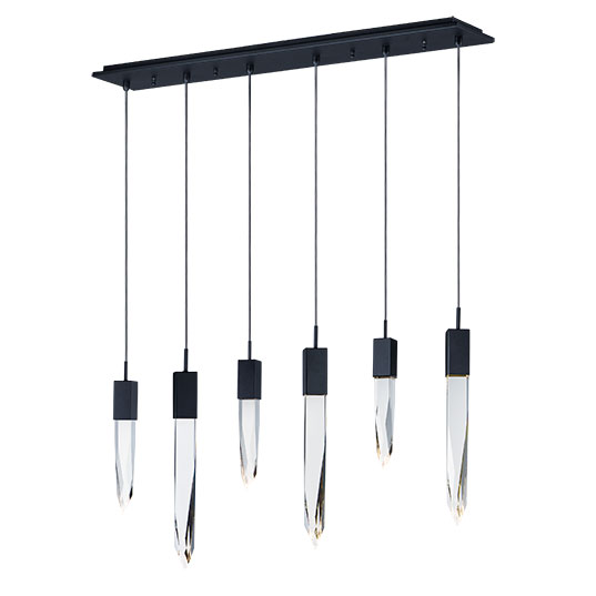 Quartz LED 6-Light Pendant
